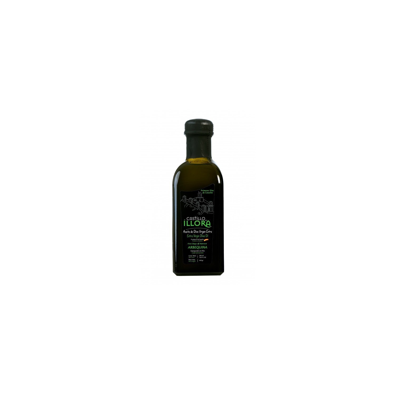 Castillo de Íllora Arbequina Cosecha Temprana, 500 ml. Caja 9 unidades ...