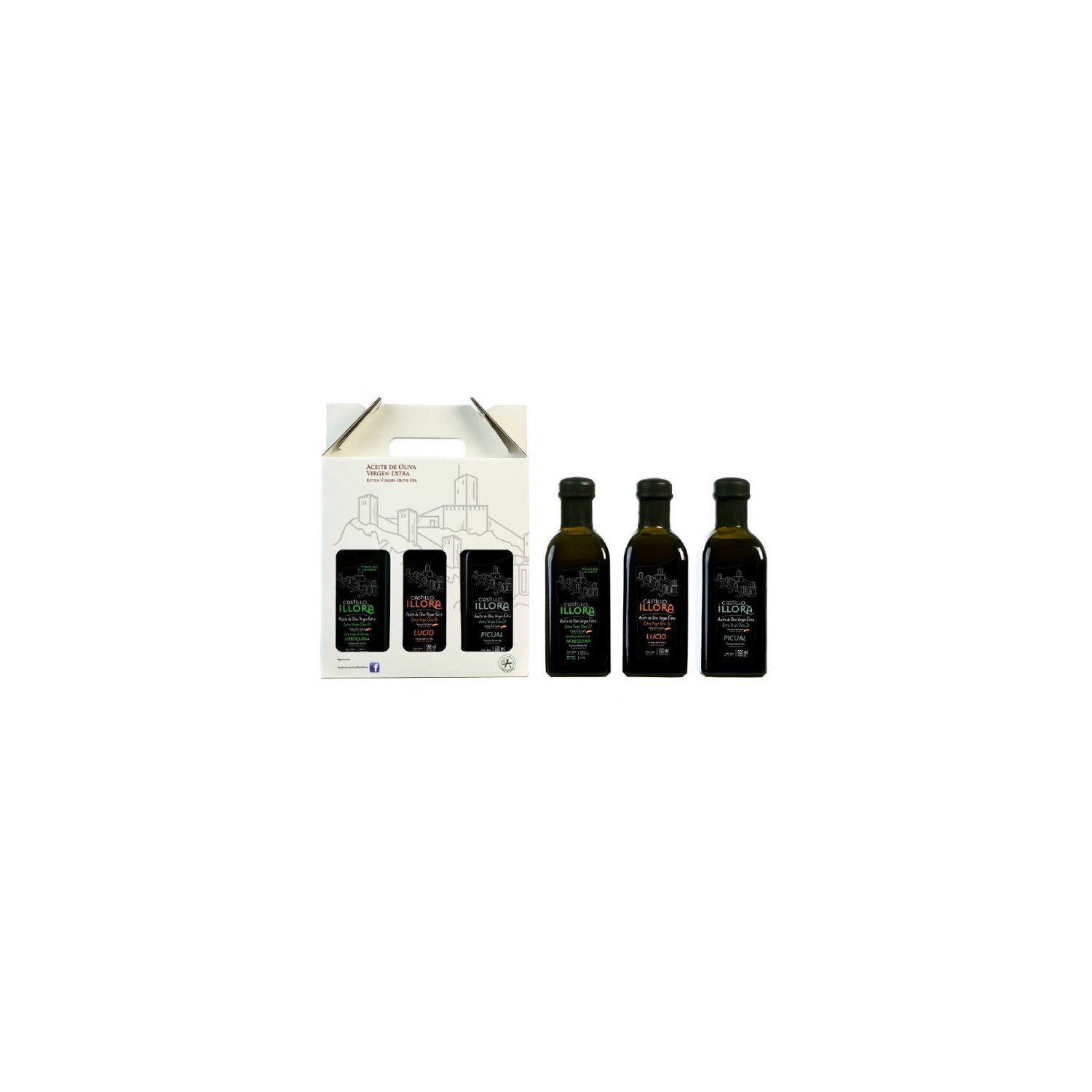 Castillo de Íllora, coffret 3 x 500 ml. | Oliva del Sur